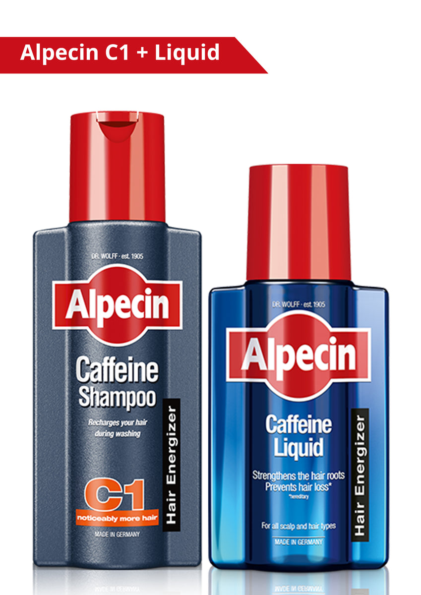 Buy Alpecin Caffeine Shampoo C1 And Caffeine Liquid | Caffeine for Hair ...